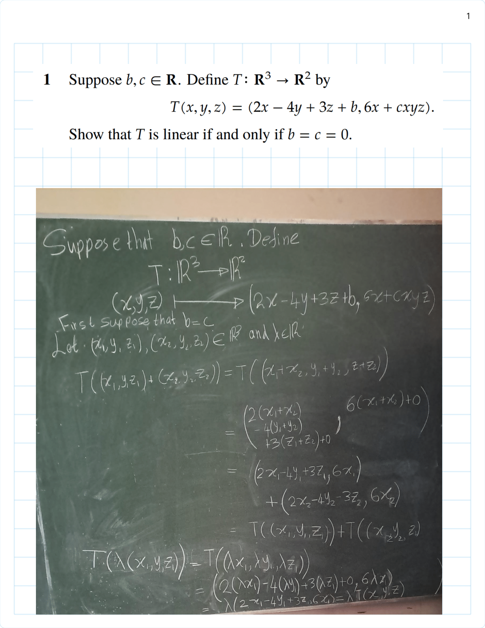 Chapter 4 Linear Maps Exercises | Linear Algebra